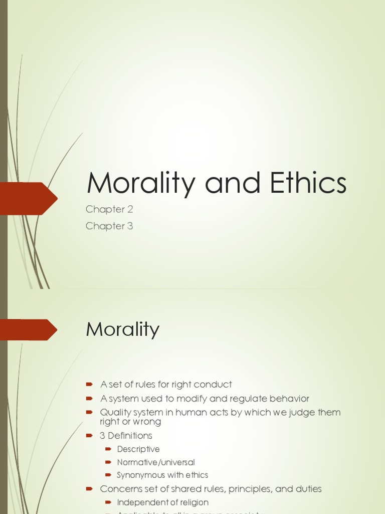 Morality and Ethics | PDF | Morality | Utilitarianism
