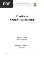 Practicum Report Sample | PDF