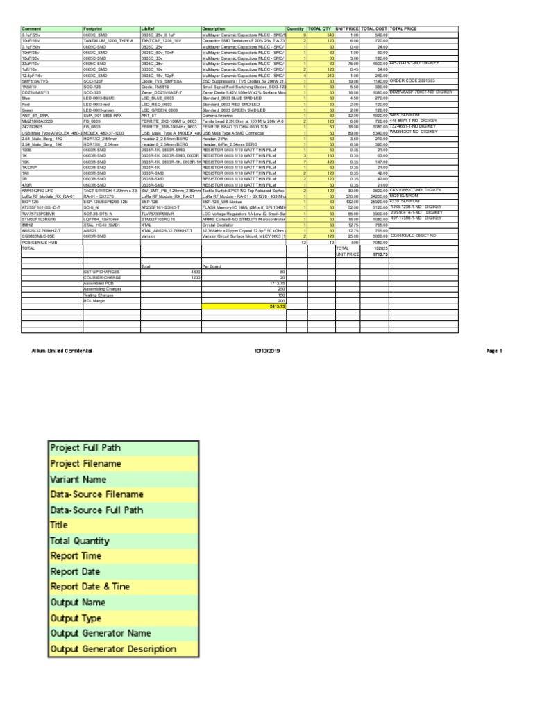 TL Genius - Hub Bom | PDF | Computer Engineering | Electrical Components
