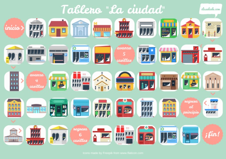 ELE Tablero A3 La Ciudad | PDF