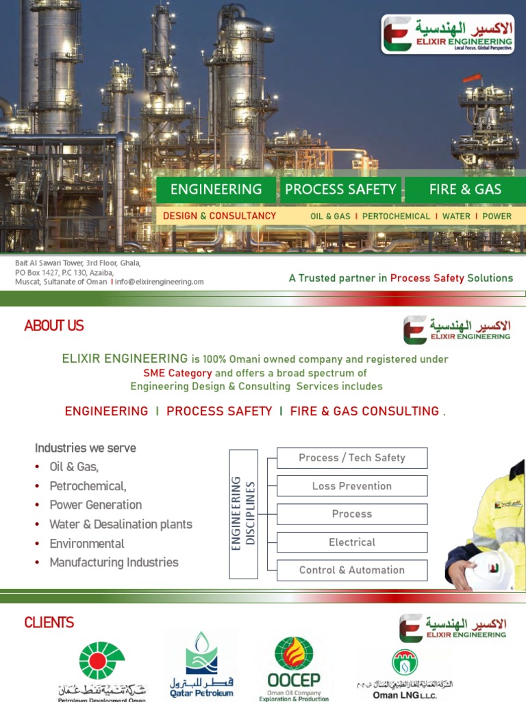 Elixir Engineering - Process Safety Consultant | PDF | Risk Management ...