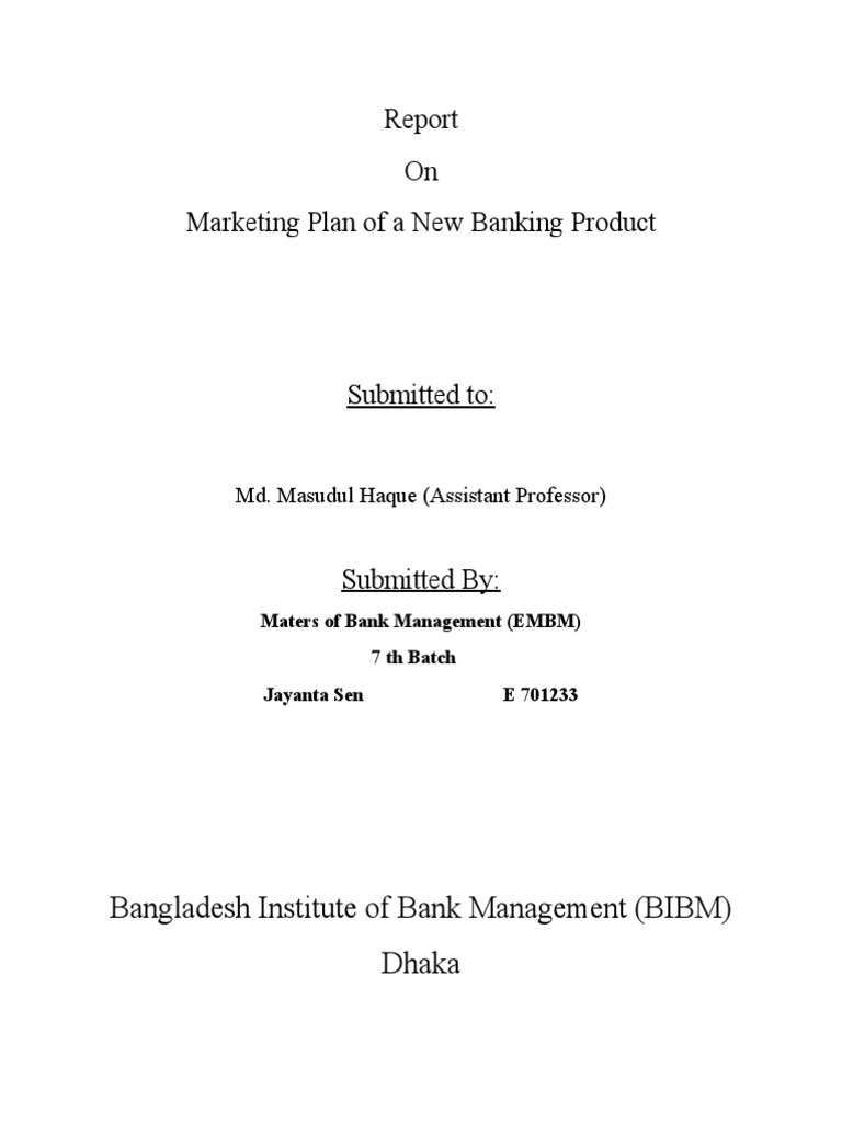 Unified Banking Account Marketing Plan | PDF | Banks | Marketing