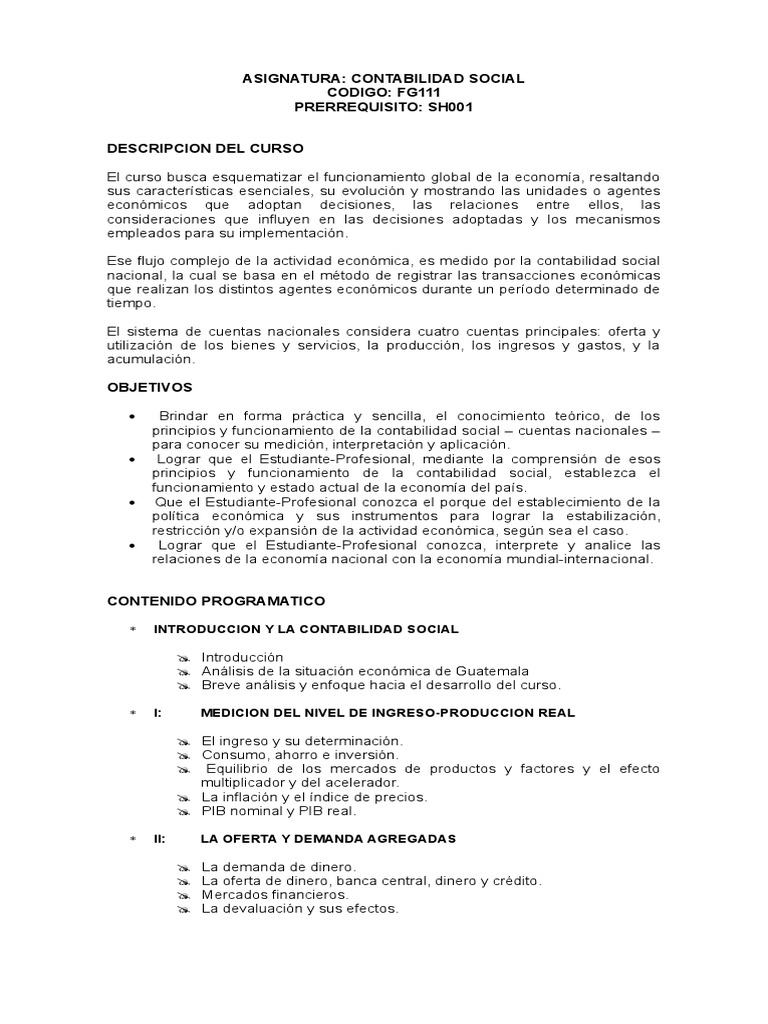 3 Contabilidad Social | PDF | Contabilidad | Prueba (evaluación)