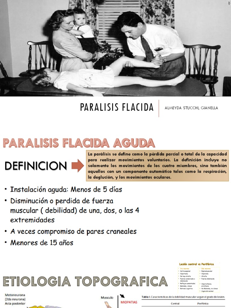 Paralisis Flacida | PDF | Poliomielitis | Epidemiología