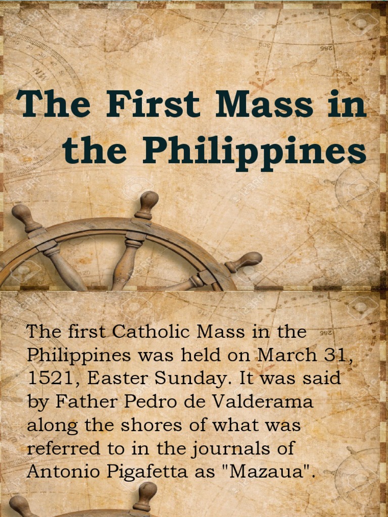 The First Mass in The Philippines | PDF | Exploration | Early Modern Period
