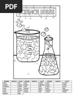 Sopa de Letras de La Tabla Periodica de Los Elementos | PDF