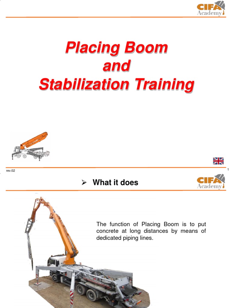 (E) Training Placing Boom Rev.02 | Download Free PDF | Valve | Pump