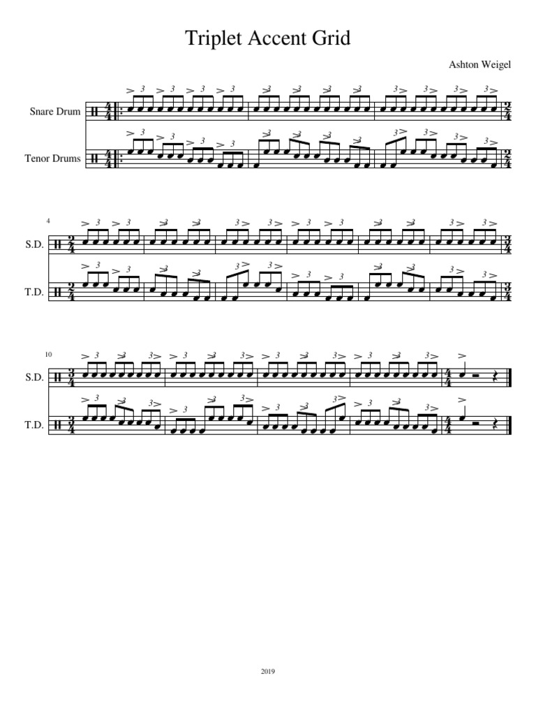 Triplet Accent Grid | PDF