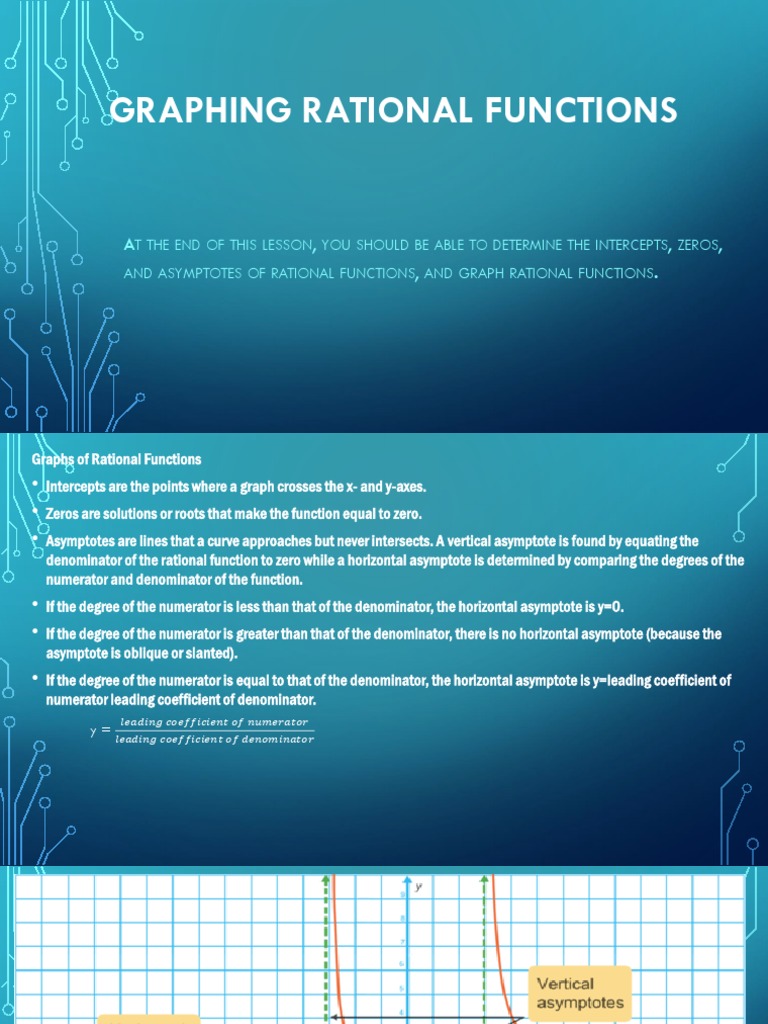 Rational Function | PDF | Asymptote | Fraction (Mathematics)