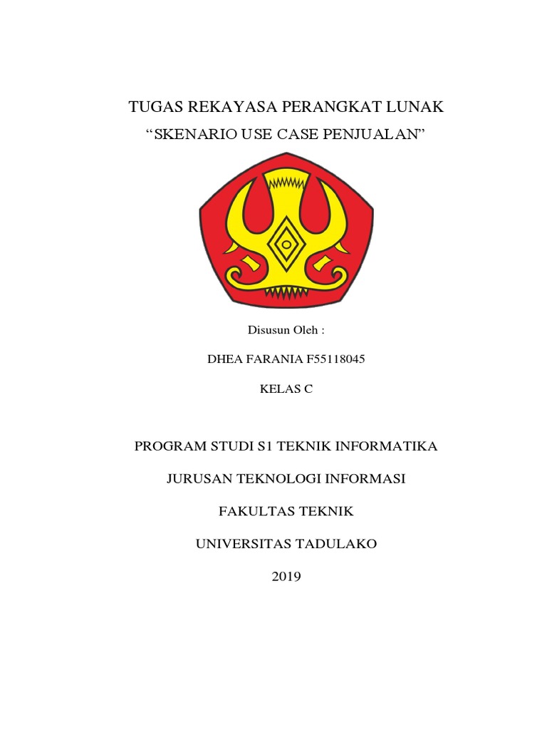 Tugas RPL Skenario Use Case | PDF