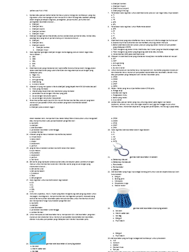 Latihan Soal PUK | PDF
