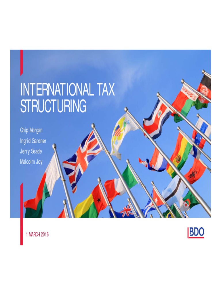 FINAL International Tax Structuring Webinar Presentation | PDF ...