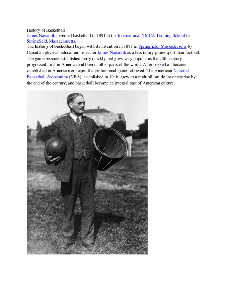 History of Basketball | PDF | Sports | Leisure