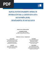 Manual SICEV v.3: Control Escolar Efectivo | PDF