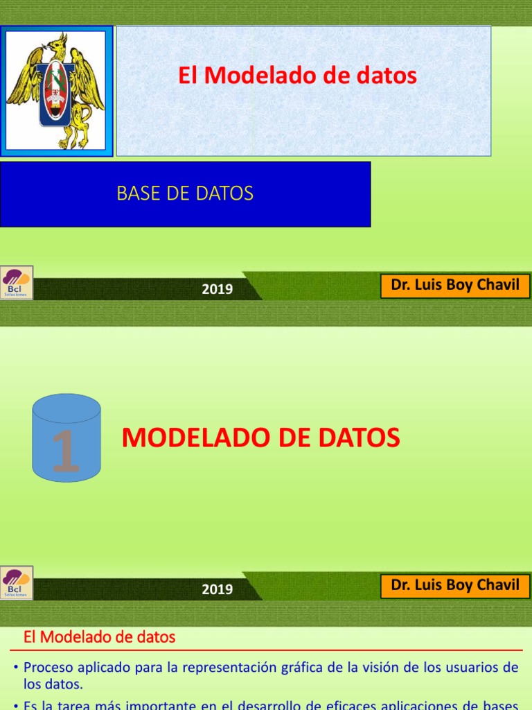 Modelado de Datos | PDF | Bases de datos | Gestión de tecnología de la información