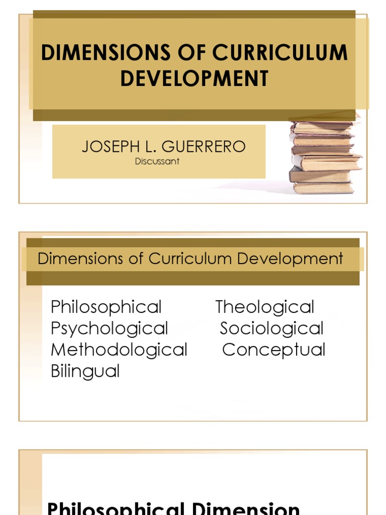 Dimensions of Curriculum Development | PDF | Curriculum | Learning