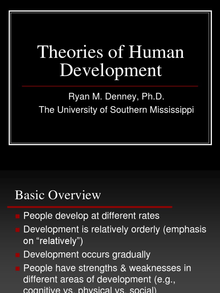 Theories of Human Development | PDF | Id | Cognitive Development