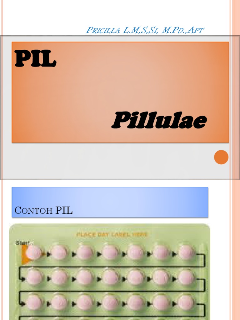 Contoh dan Pengertian Sediaan Pil | PDF