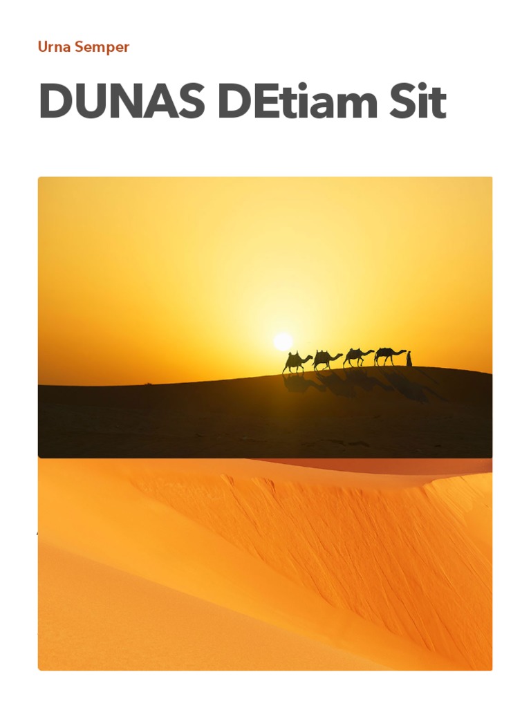Dunas Detiam Sit: Urna Semper | PDF | Text | Typography