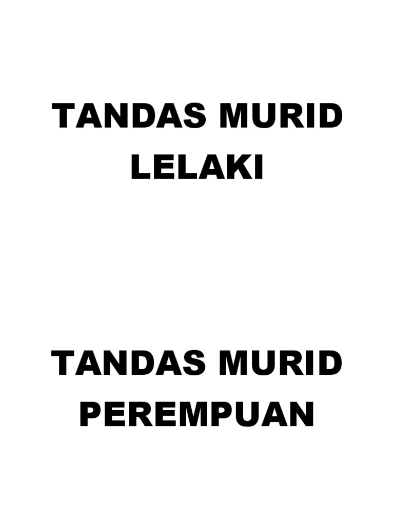 Label Tandas | PDF