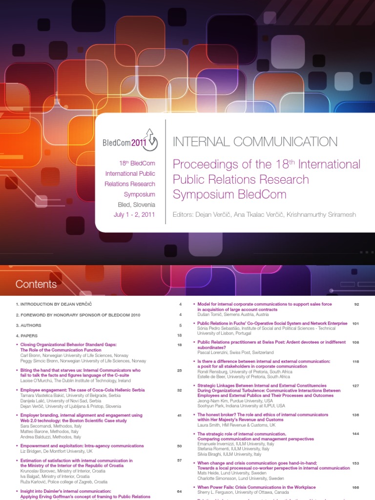 Internal Communication Guide Book PDF | PDF | Public Relations | Doctor ...