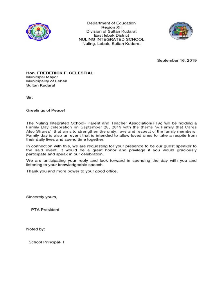 Letter To The Mayor | PDF