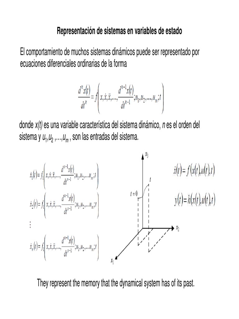 Clase Variables de Estado | PDF | Sistema de ecuaciones lineales ...