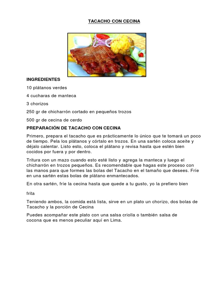 Recetas Del Peru | PDF | Cilantro | Caldo