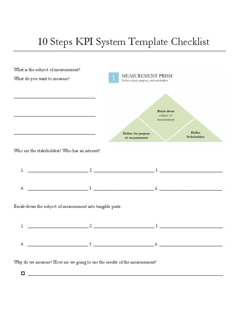 10 Step Template | PDF | Performance Indicator | Business