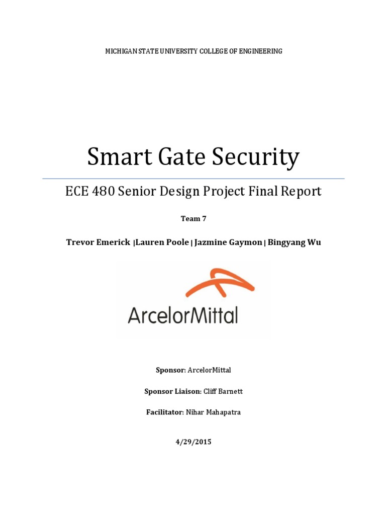 Ece 480 Senior Design Project Final Report - Docx (Final) | PDF | Radio ...