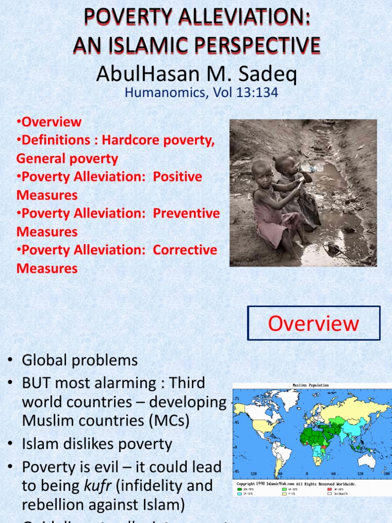 Poverty Islamic Perspective | PDF | Poverty | Poverty & Homelessness
