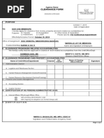 CS Form No. 7 Revised 2018 Clearance Form | PDF | Business | Economies