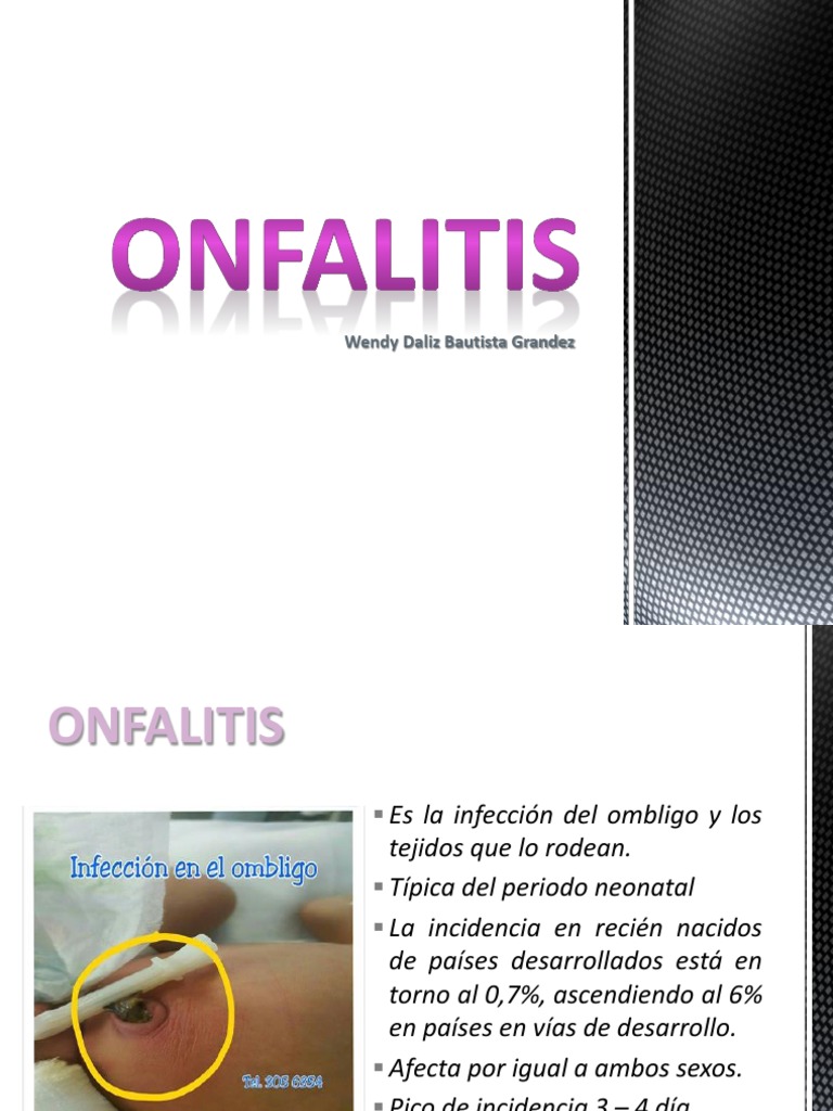 Tratamiento de Onfalitis en Neonatos y Adultos | PDF