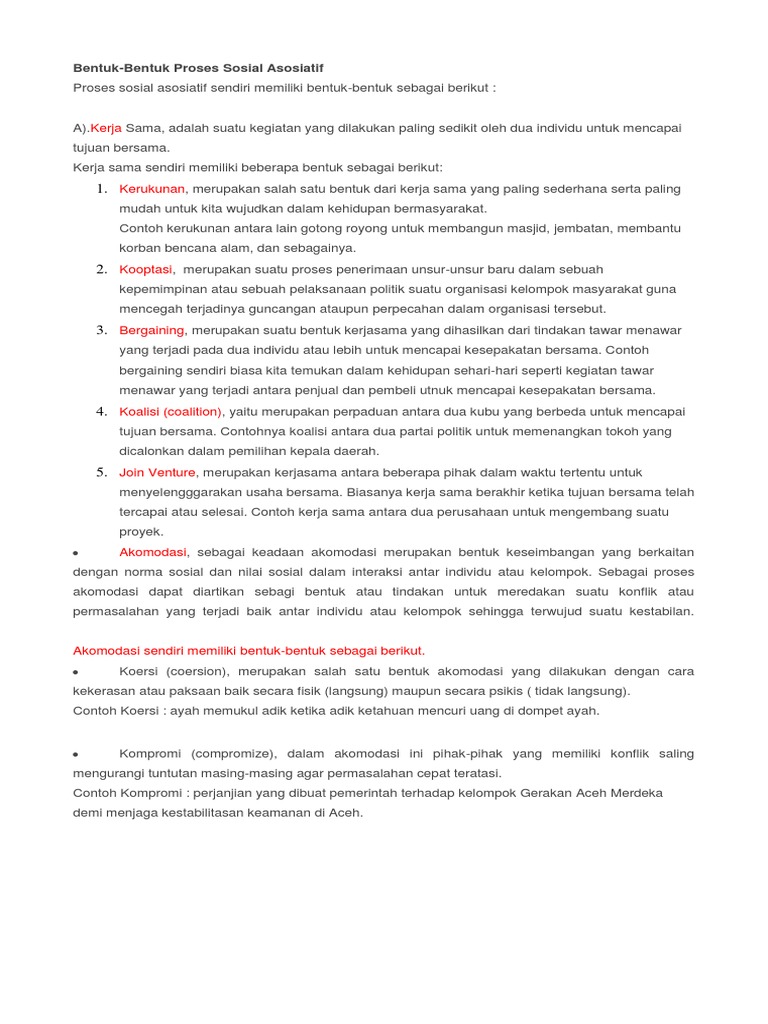 Asosiatif Dan Disosiatif | PDF
