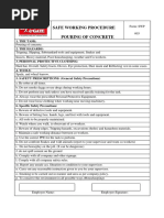 Planned Task Observation Worksheet | PDF | Personal Protective ...