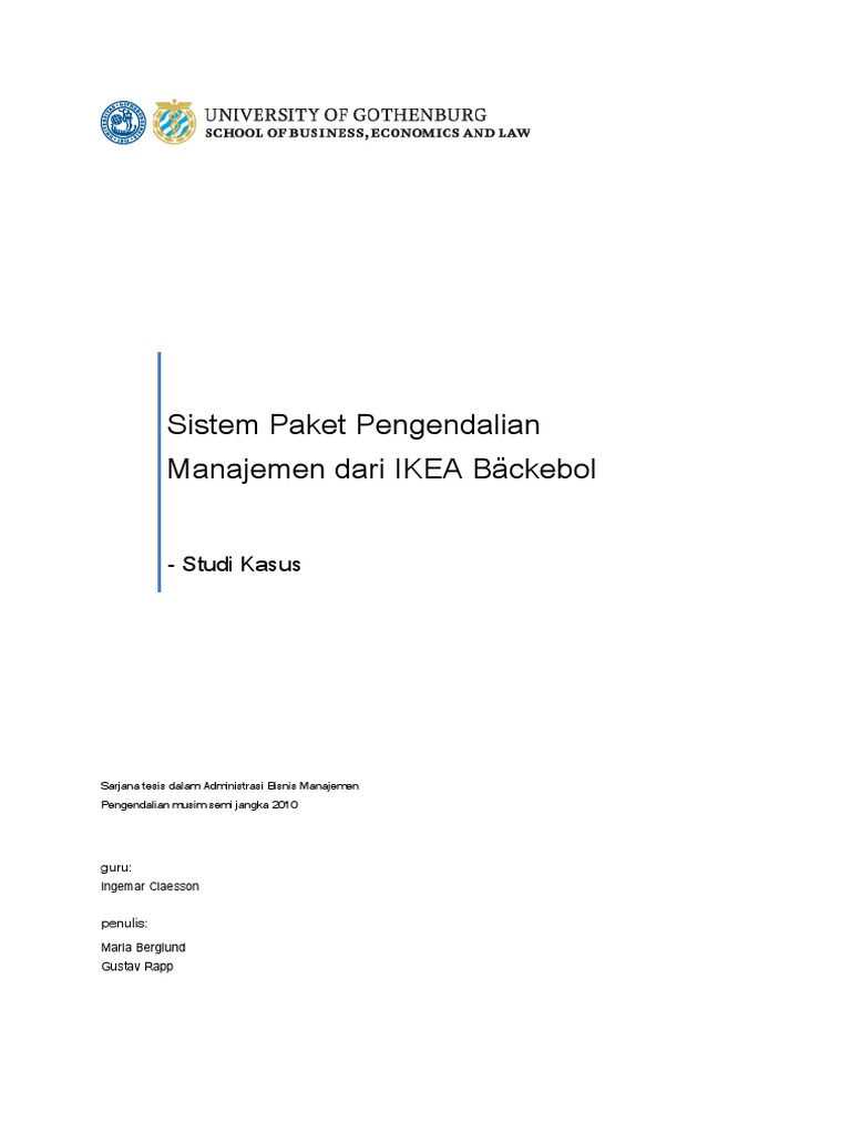 Case 4 File 12. MCS IKEA - 2010.Nl - Id | PDF