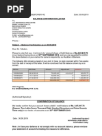 Balance Confirmation Letter | PDF