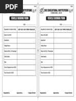 Vehicle Request Form | PDF