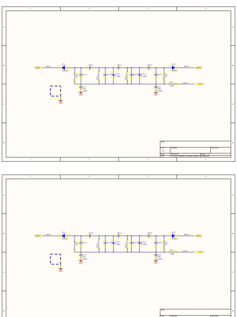 Document Title: Schematic diagram of an electronic circuit board layout ...