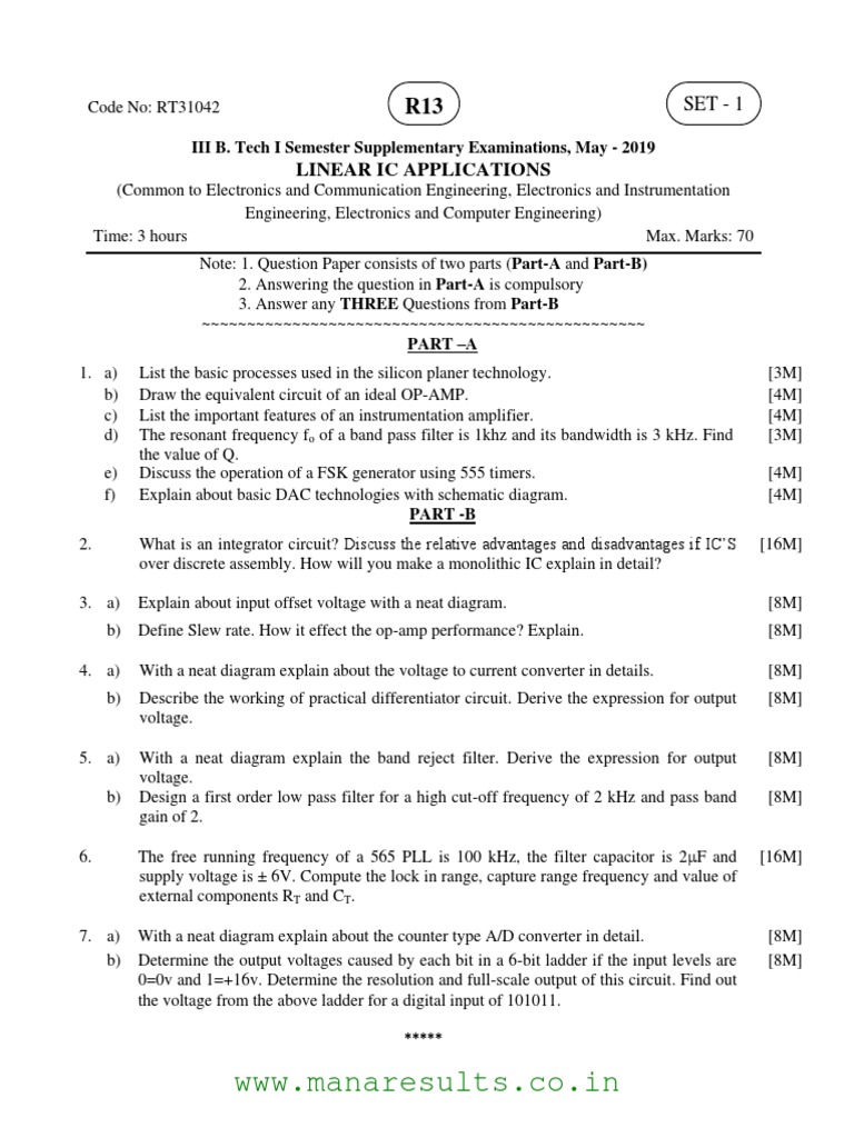 WWW - Manaresults.co - In: Linear Ic Applications | Download Free PDF ...