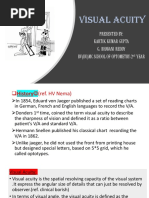 Visual Acuity Conversion Chart | PDF | Visual Acuity | Experimental ...