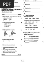 Evaluare - Initiala - Clasa - 9 - TIC Test | PDF