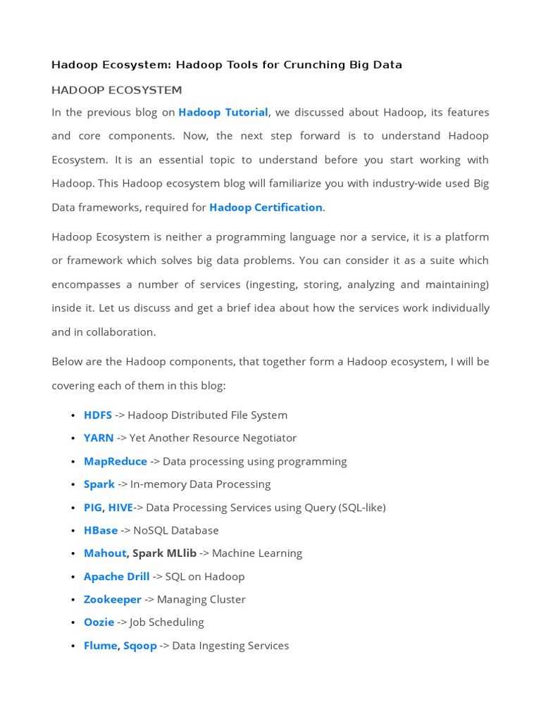 Hadoop Tutorial | PDF | Apache Hadoop | Map Reduce