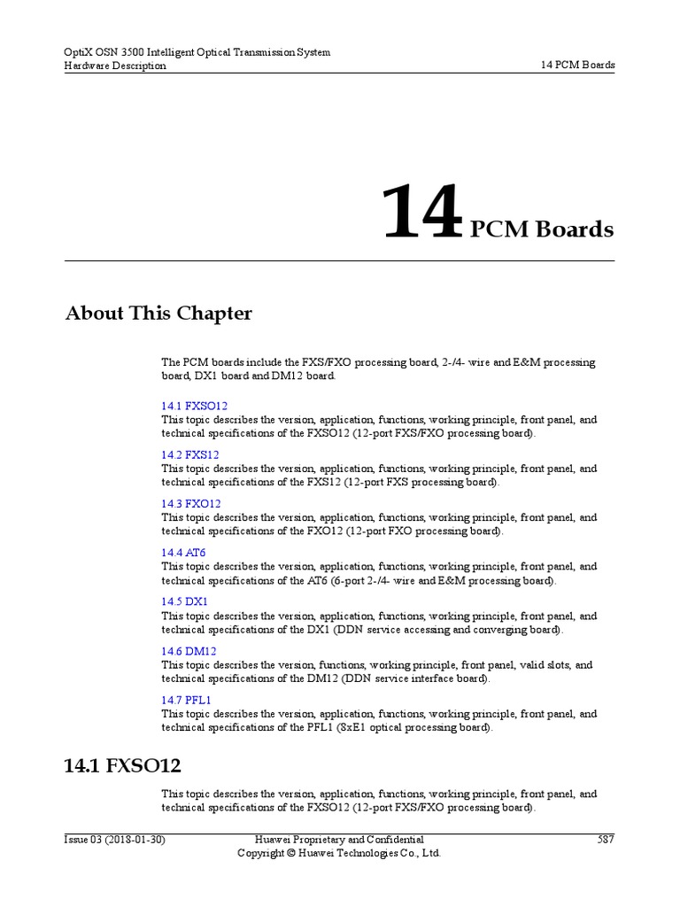 PCM Boards: About This Chapter | PDF | Digital Signal | Power Supply