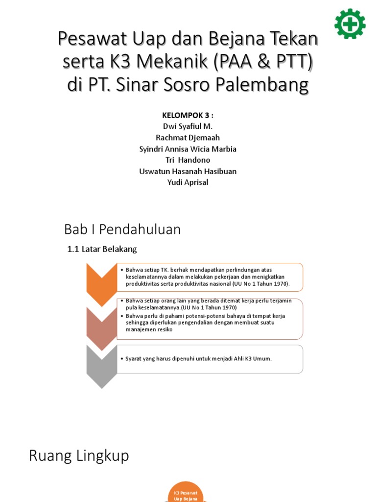 K3 Mekanik (Paa Dan PTT) | PDF