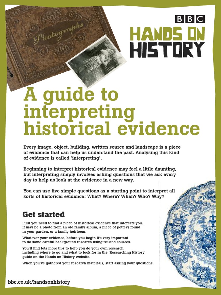 A Guide To Interpreting Historical Evidence: Get Started | PDF ...