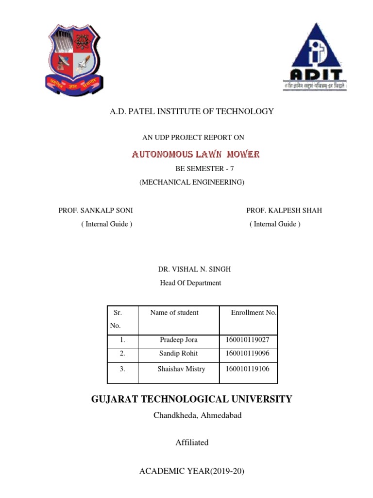 Final Year Project (Main) PDF | PDF | Electric Motor | Lawn Mower