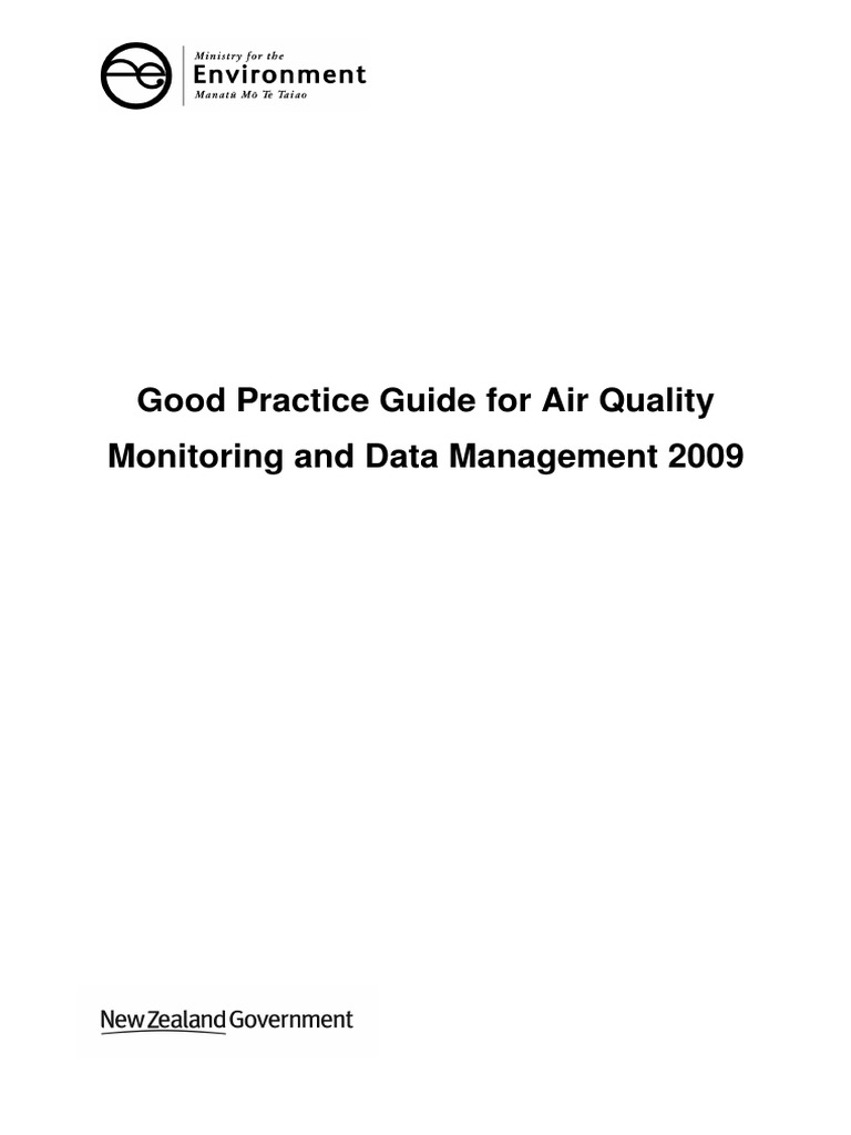 Good Practice Guide For Air Quality | PDF | Air Pollution | Particulates
