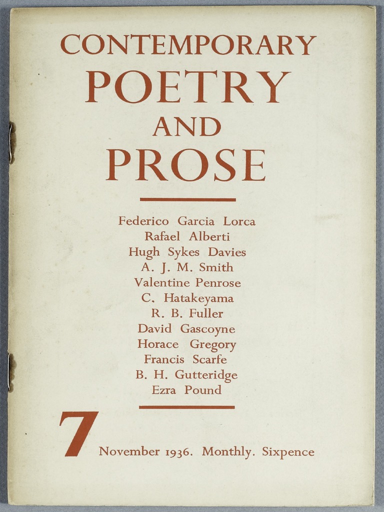 Poetry Prose: Contemporary AND | PDF | Surrealism | Nature