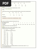 Problem Solving Involving Mean and Variance | PDF | Mean | Probability Distribution